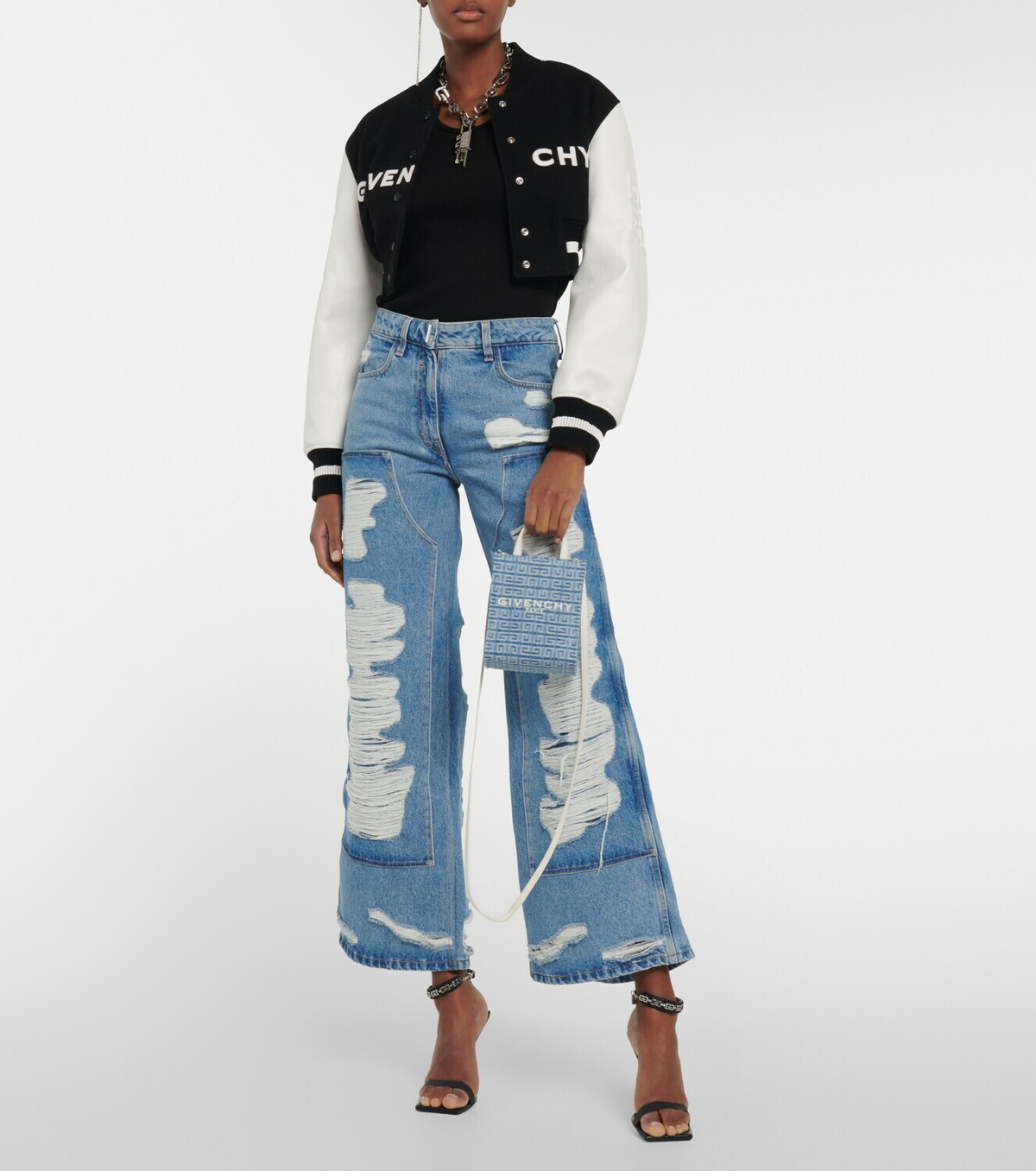 Givenchy - G Tote Mini denim tote bag Givenchy