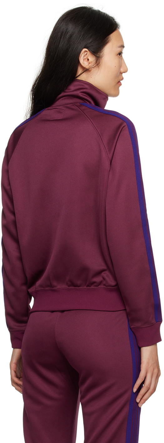 NEEDLES Burgundy Striped Track Jacket Needles