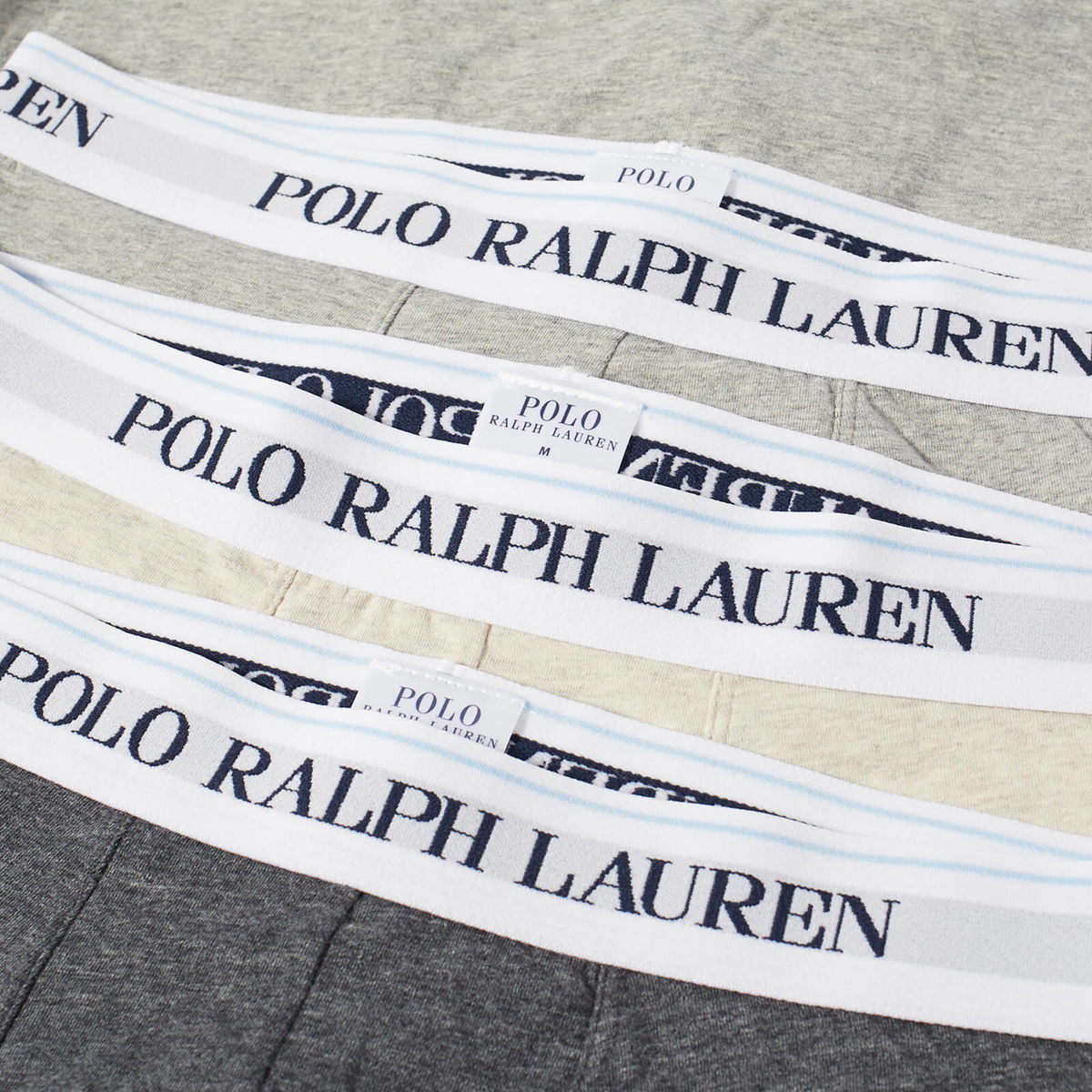 Polo Ralph Lauren Men's Boxer Brief - 3 Pack in Heather/Charcoal Polo ...