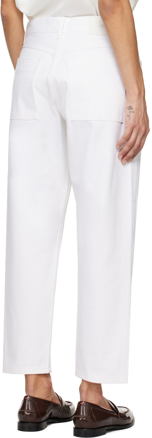 Studio Nicholson White Avanti Jeans Studio Nicholson
