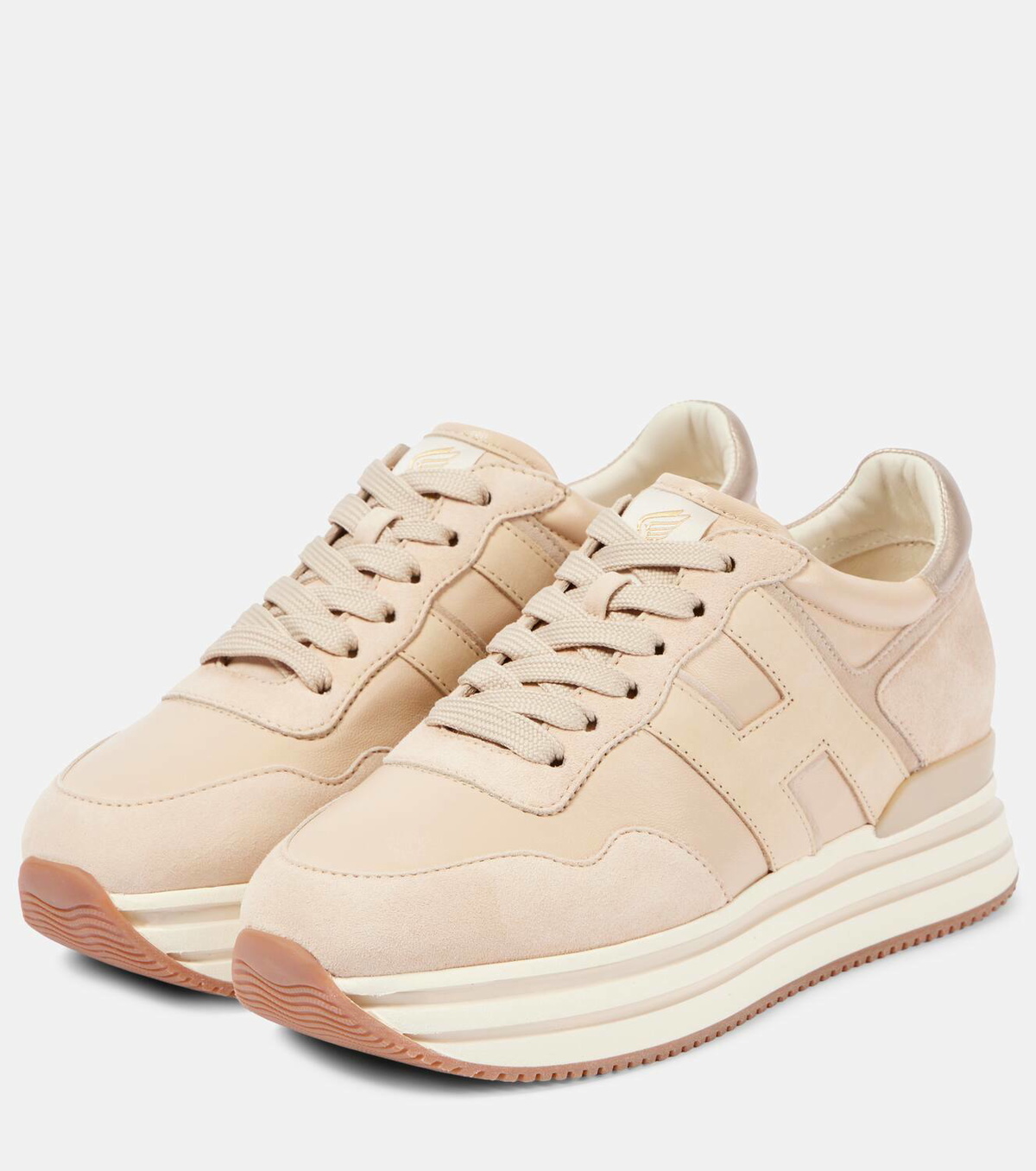 Hogan Midi H222 suede platform sneakers Hogan