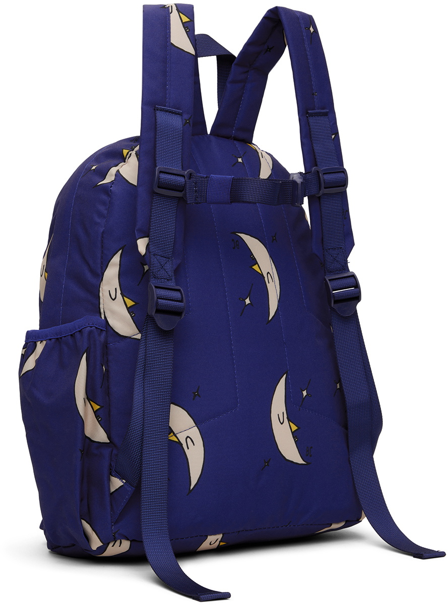 Bobo Choses Kids Blue 'Beneath The Moon' All Over Backpack Bobo Choses