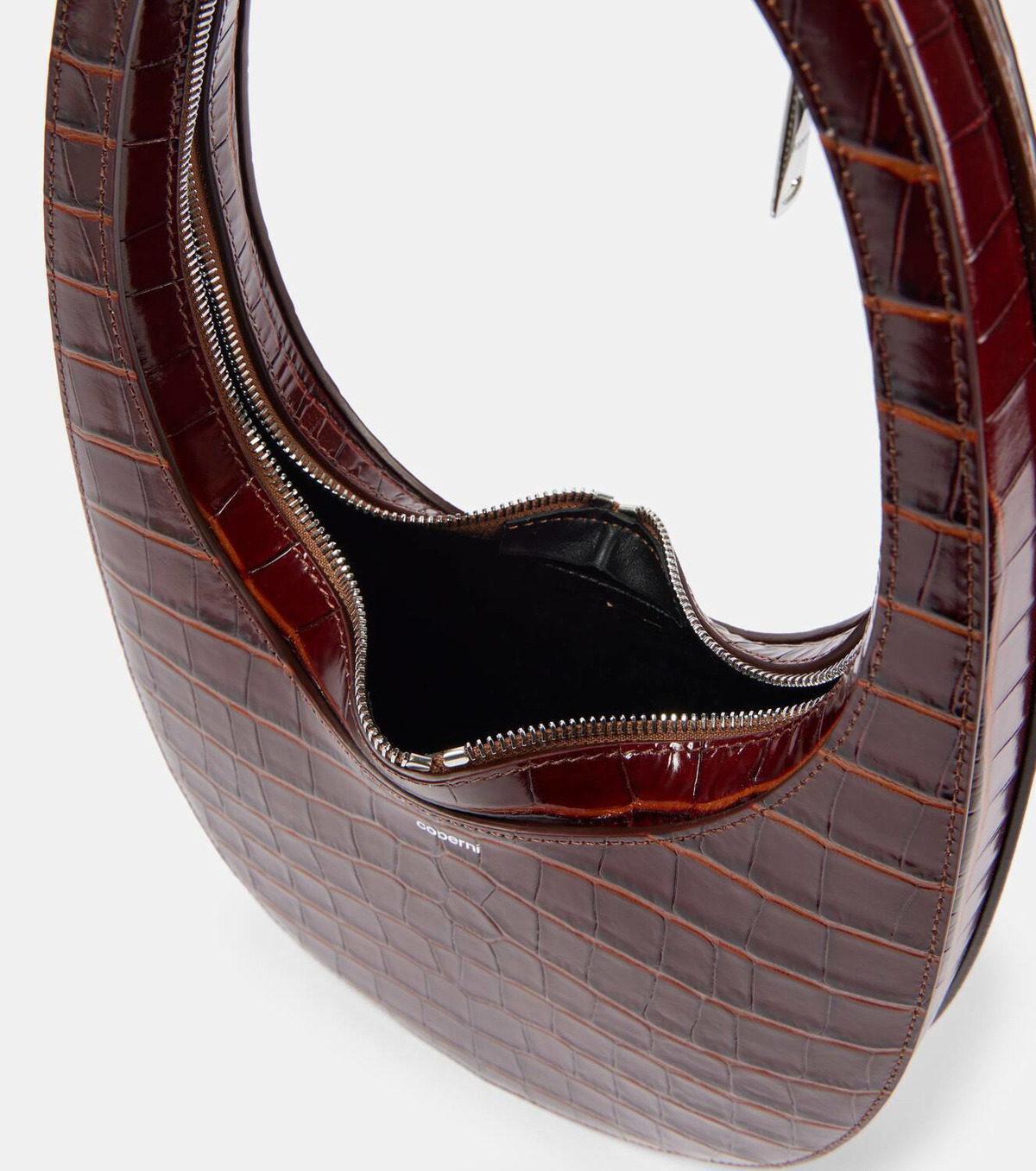 Coperni Swipe croc-effect leather shoulder bag Coperni