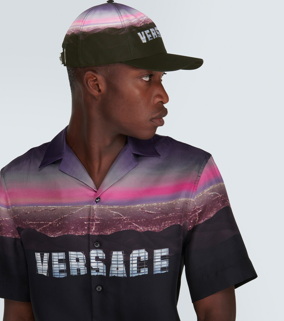 Versace Versace Hills printed cap Versace