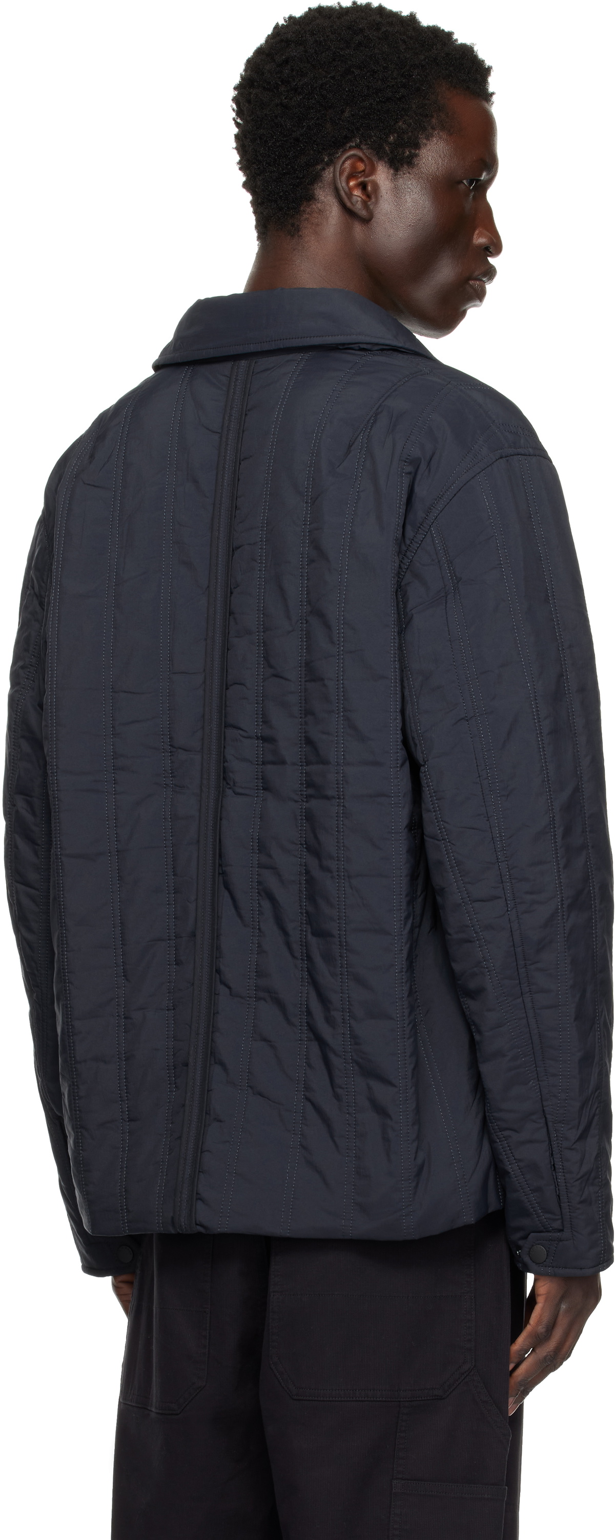 rag & bone Navy Maxwell Quilted Jacket Rag and Bone