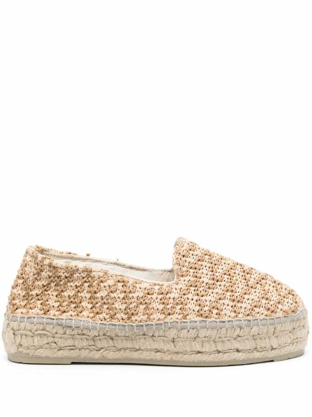 MANEBI - Yucatán Zig-zag Raffia Espadrilles Manebi