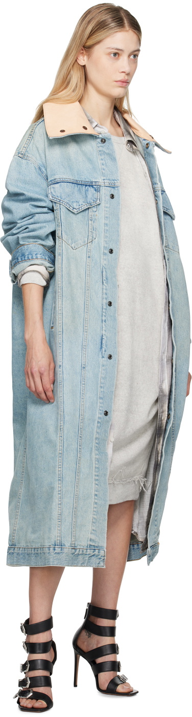 R13 Blue Kat Denim Coat R13