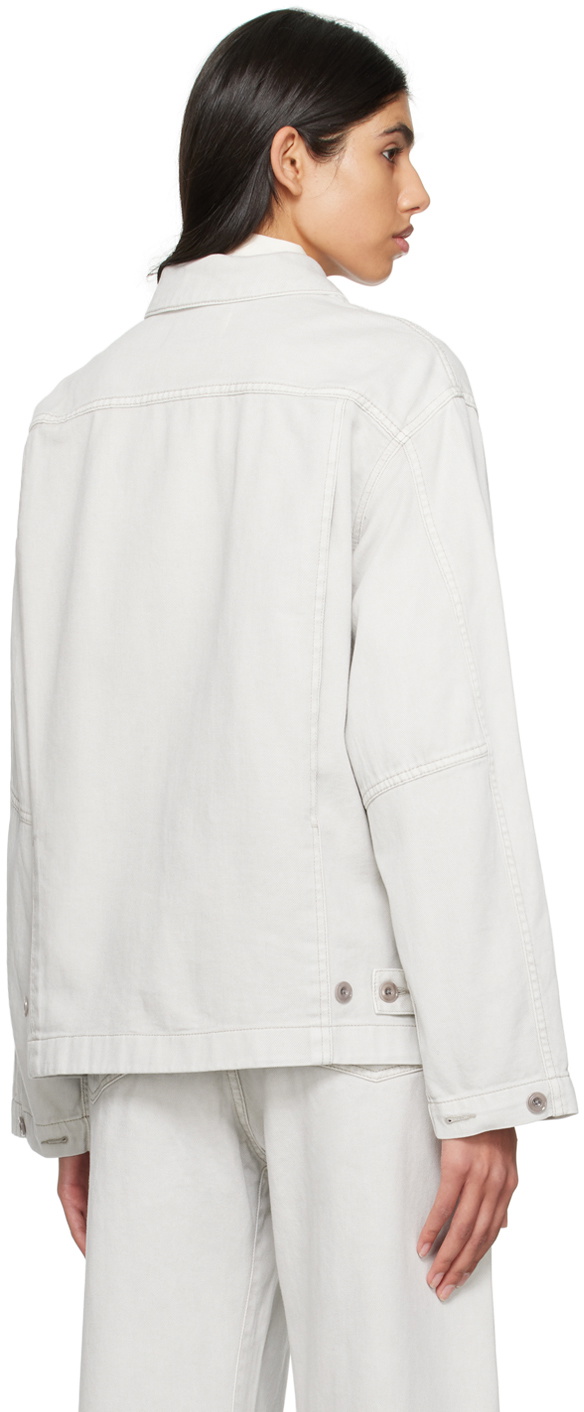 LEMAIRE Off-White Boxy Denim Jacket Lemaire
