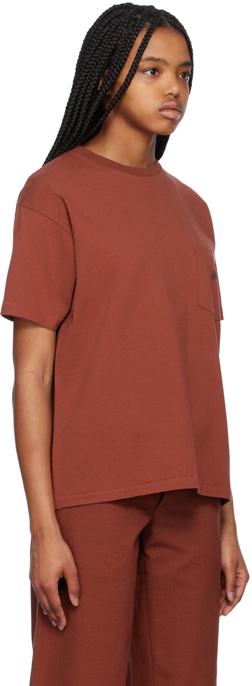 Bode Red Pocket T-Shirt Bode