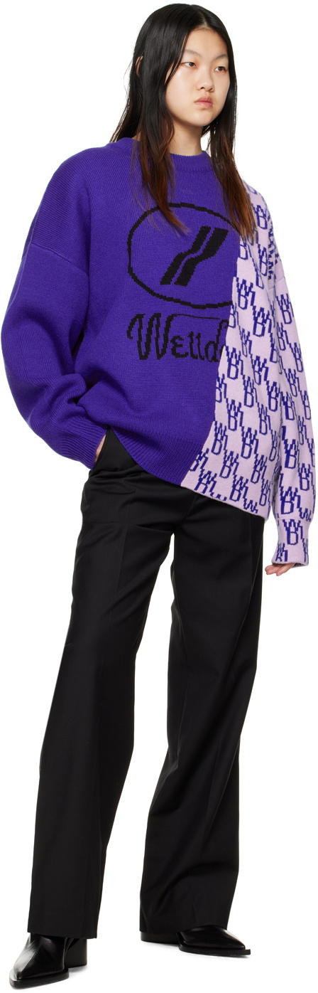 We11done Black 'We11done' Trousers We11done