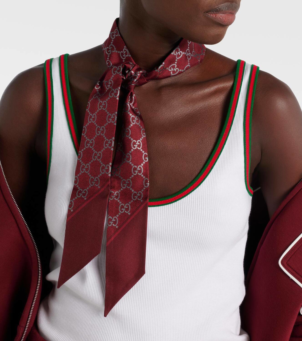 Gucci GG silk twill scarf Gucci