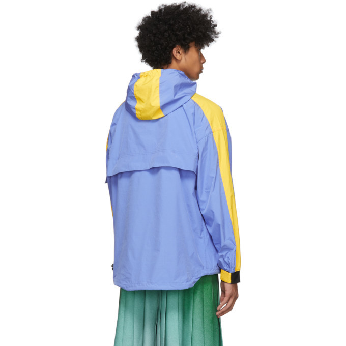 Kenzo Purple Colorblock Windbreaker Jacket Kenzo