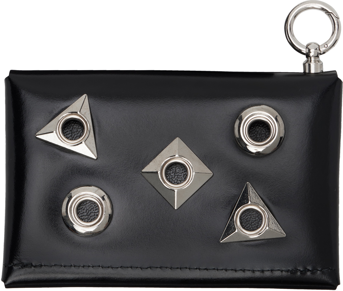 Toga Virilis Black Metal Motif Card Holder Toga Virilis