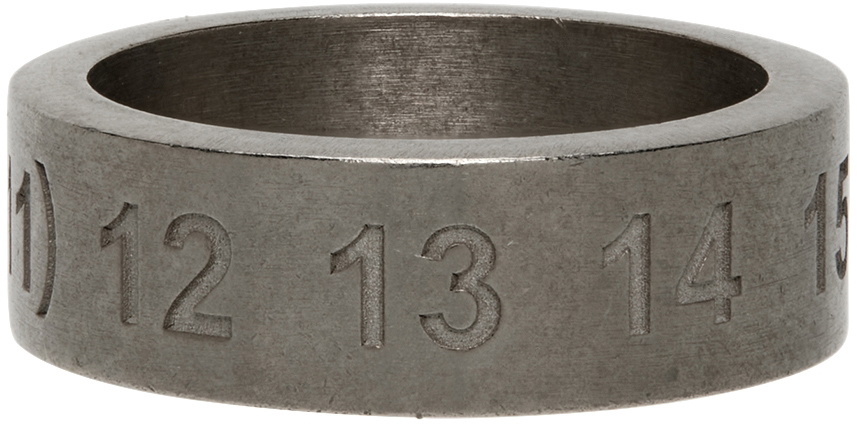 Maison Margiela Silver Number Ring Maison Margiela