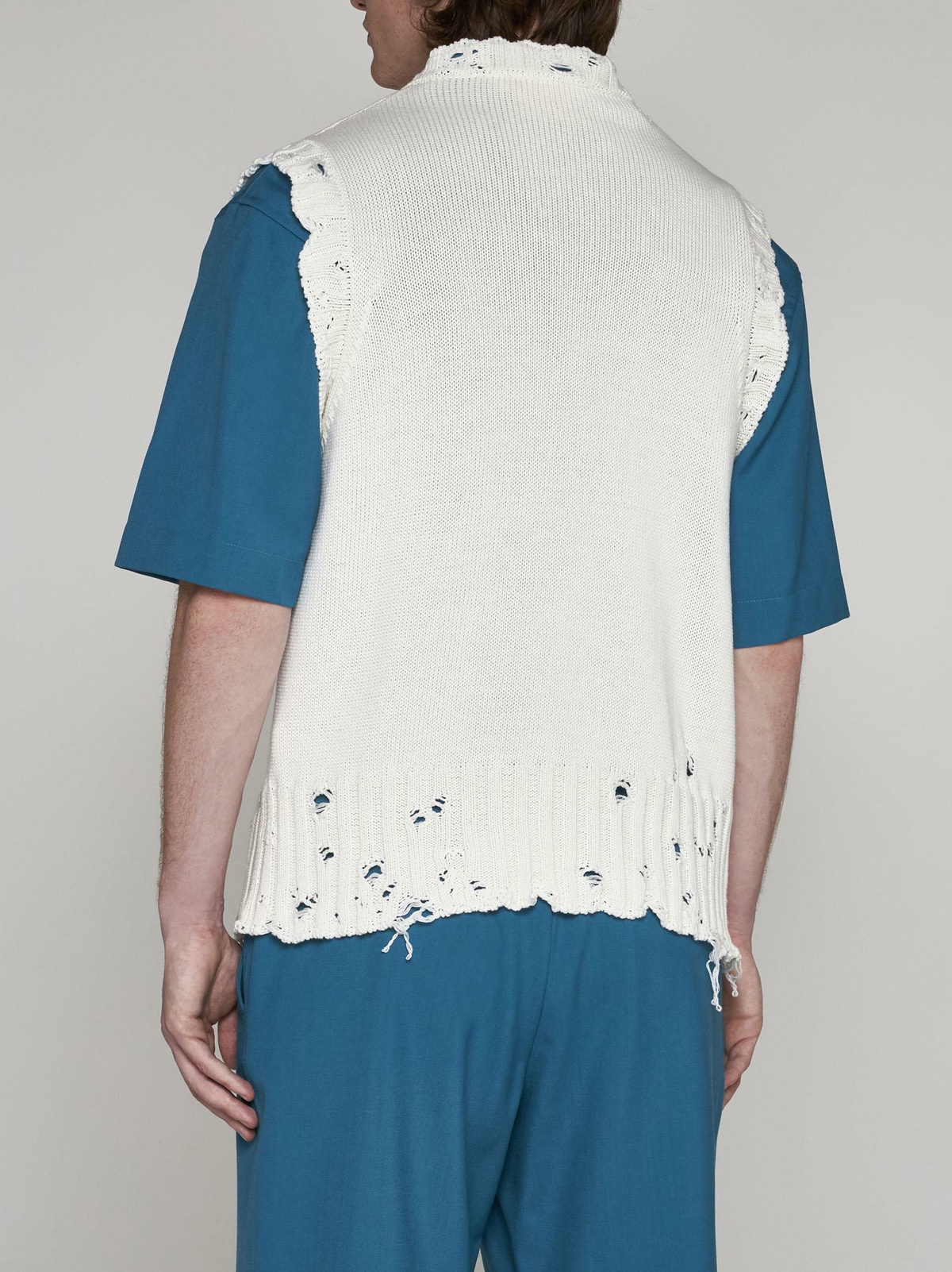 Marni Logo Cotton Vest Marni