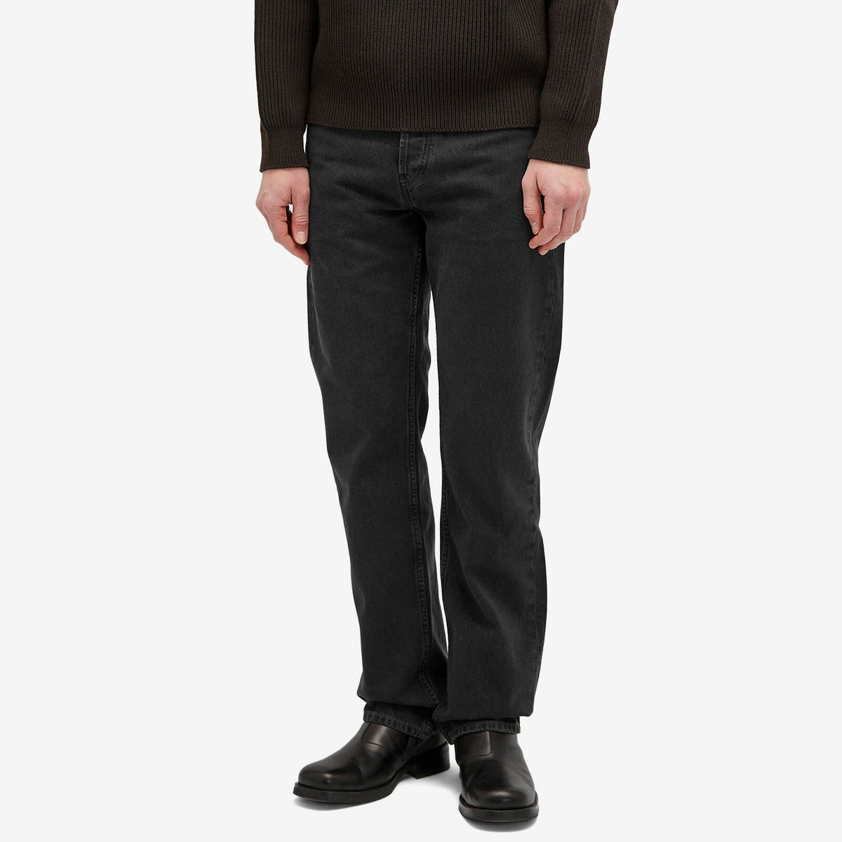 Our Legacy Men's First Cut Jean in Black Our Legacy