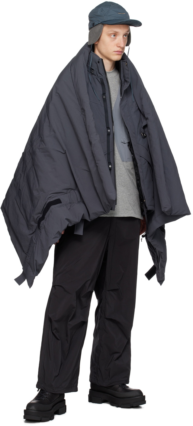 meanswhile Gray Side Slit Vest meanswhile