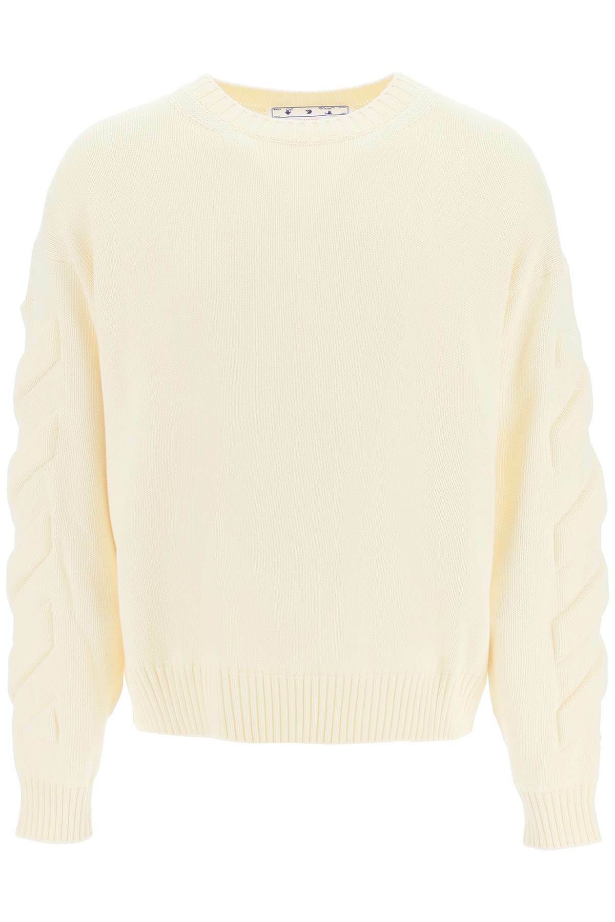 Off-White 3d Diag Knit Sweater Off-White