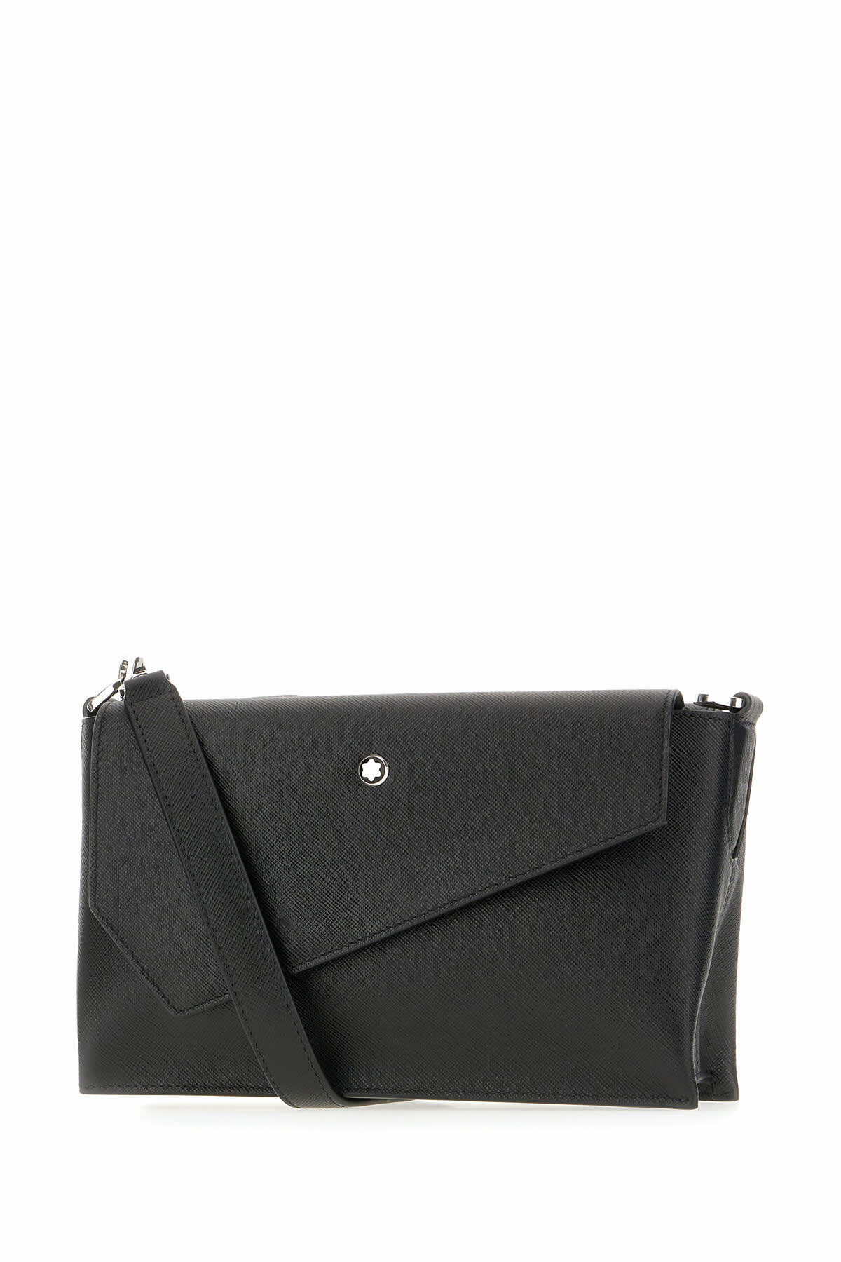 Montblanc Black Leather Crossbody Bag Montblanc