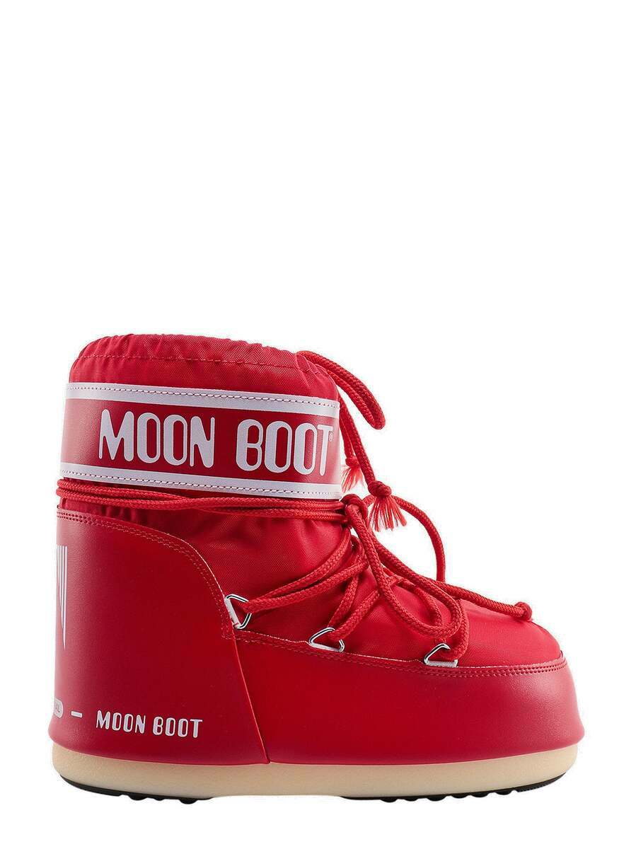 Moon Boot Iconic Low Red Womens Moon Boot