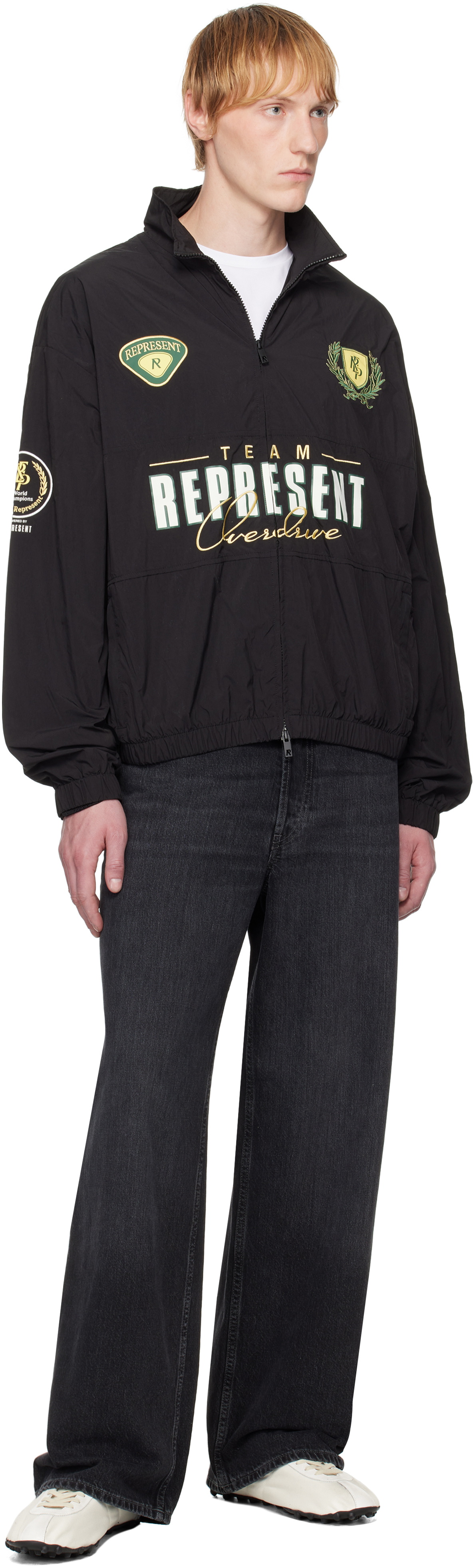 Represent Black 'World Championship' Track Jacket Represent