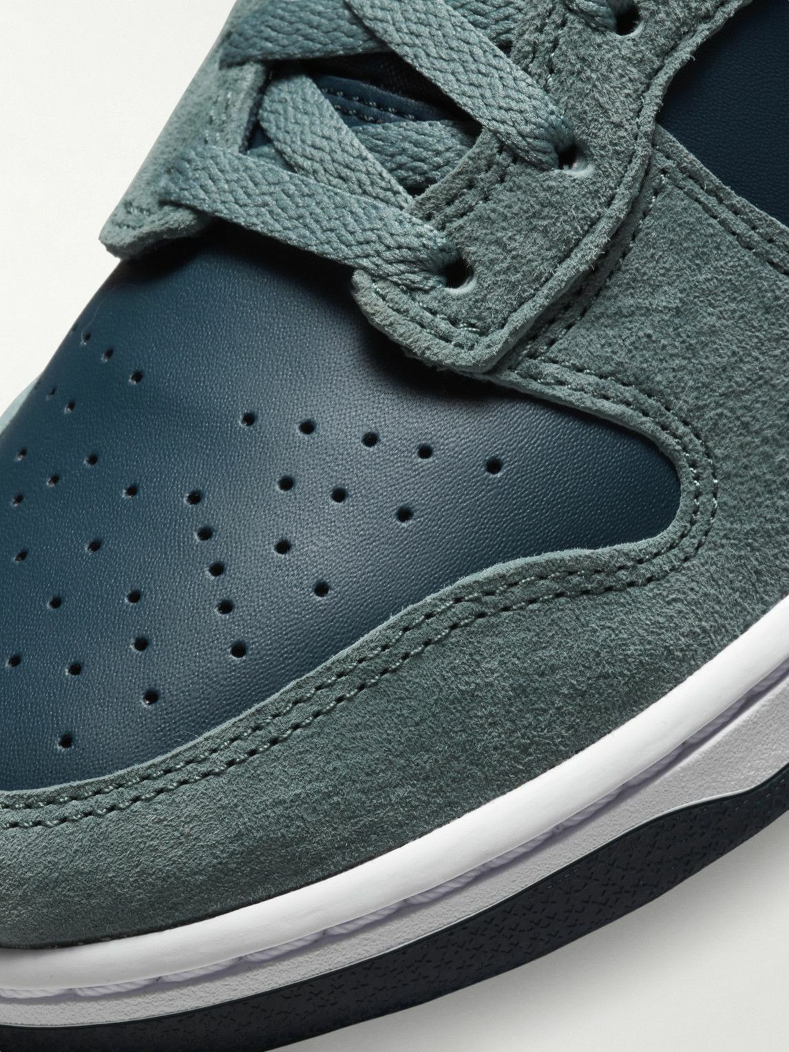 Nike - Dunk High Leather Sneakers - Blue Nike