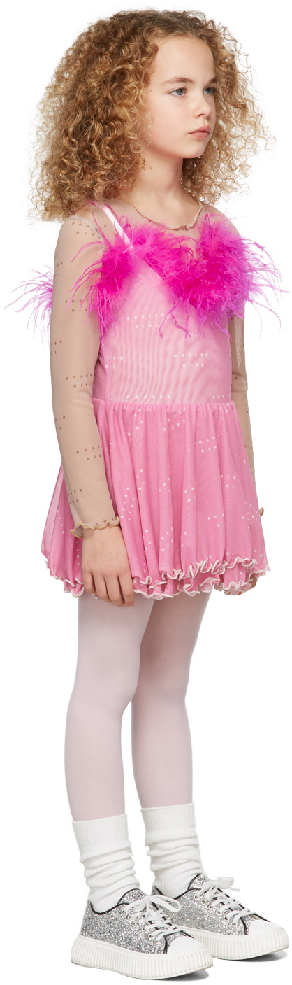 Poster Girl SSENSE Exclusive Kids Pink Esmeralda Dress Poster Girl
