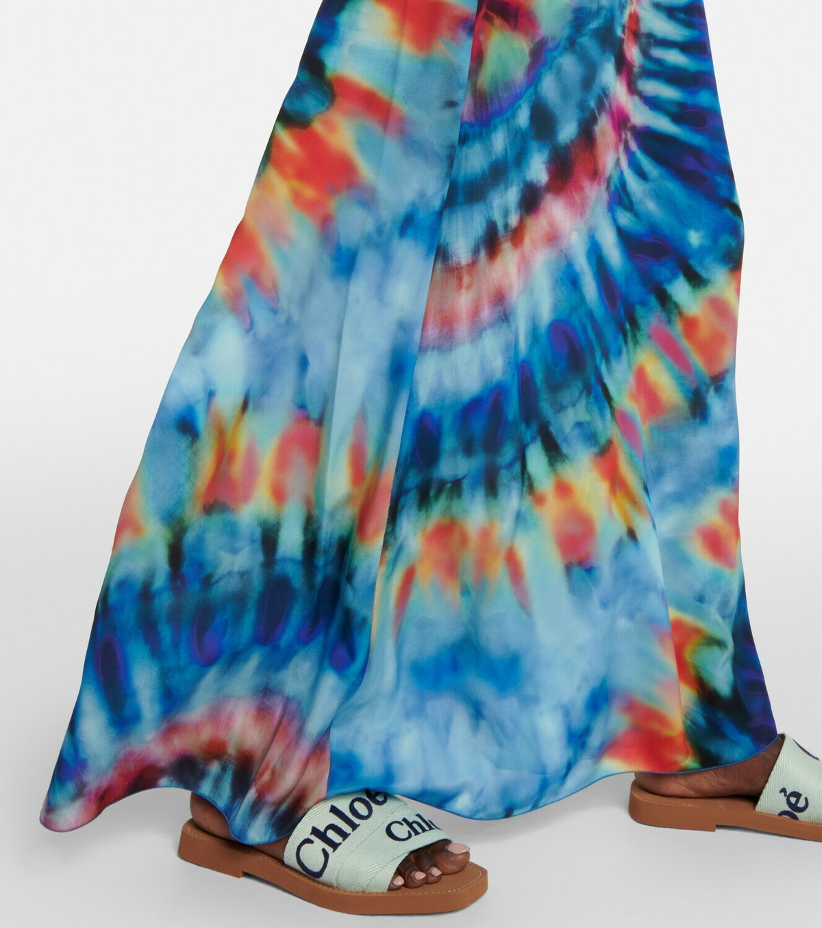 Chloé Tie-dye silk maxi dress Chloe