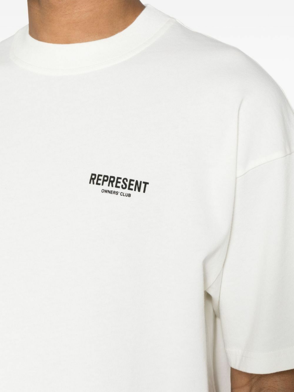 Represent White Owners Club Cotton T-Shirt Represent