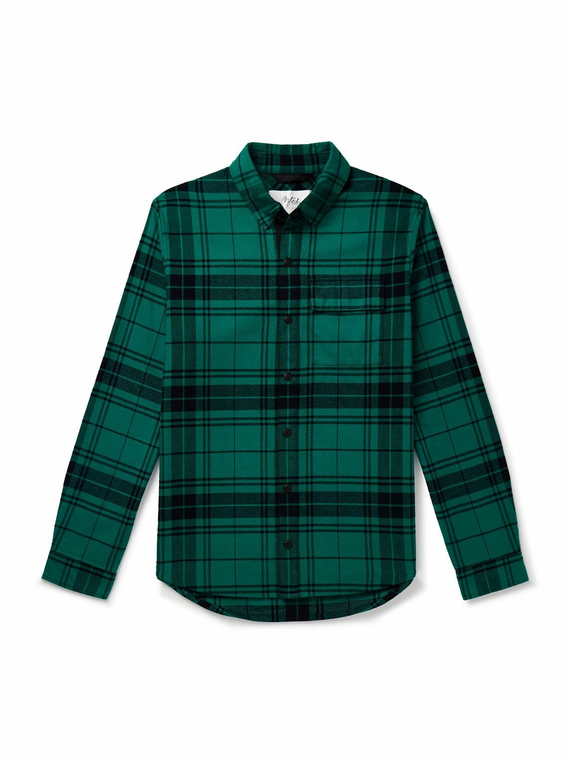 Aztech Mountain - Loge Peak Shell-Panelled Checked Brushed-Cotton Ski ...
