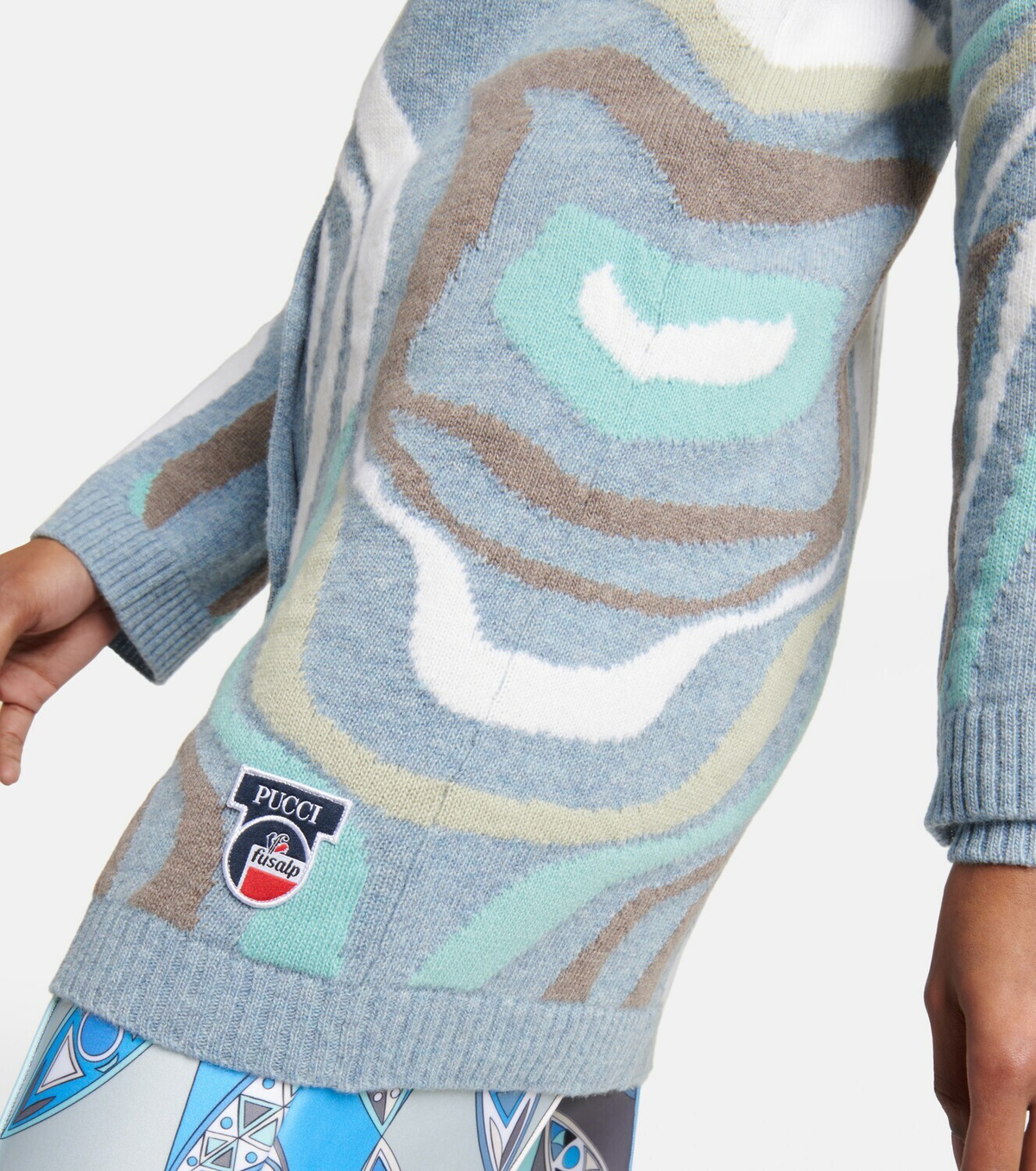 Pucci - x Fusalp intarsia wool cardigan Emilio Pucci