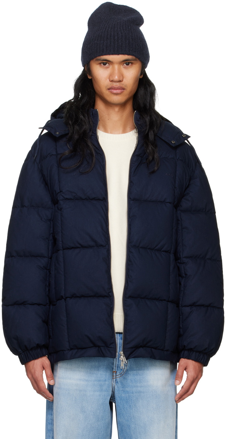 A.P.C. Navy Kyle Puffer Jacket A.P.C.