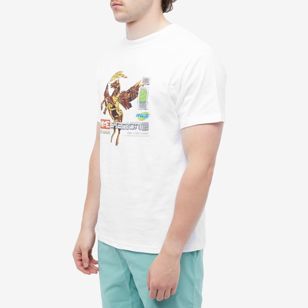 Dime Men's GPU T-Shirt in White Dime
