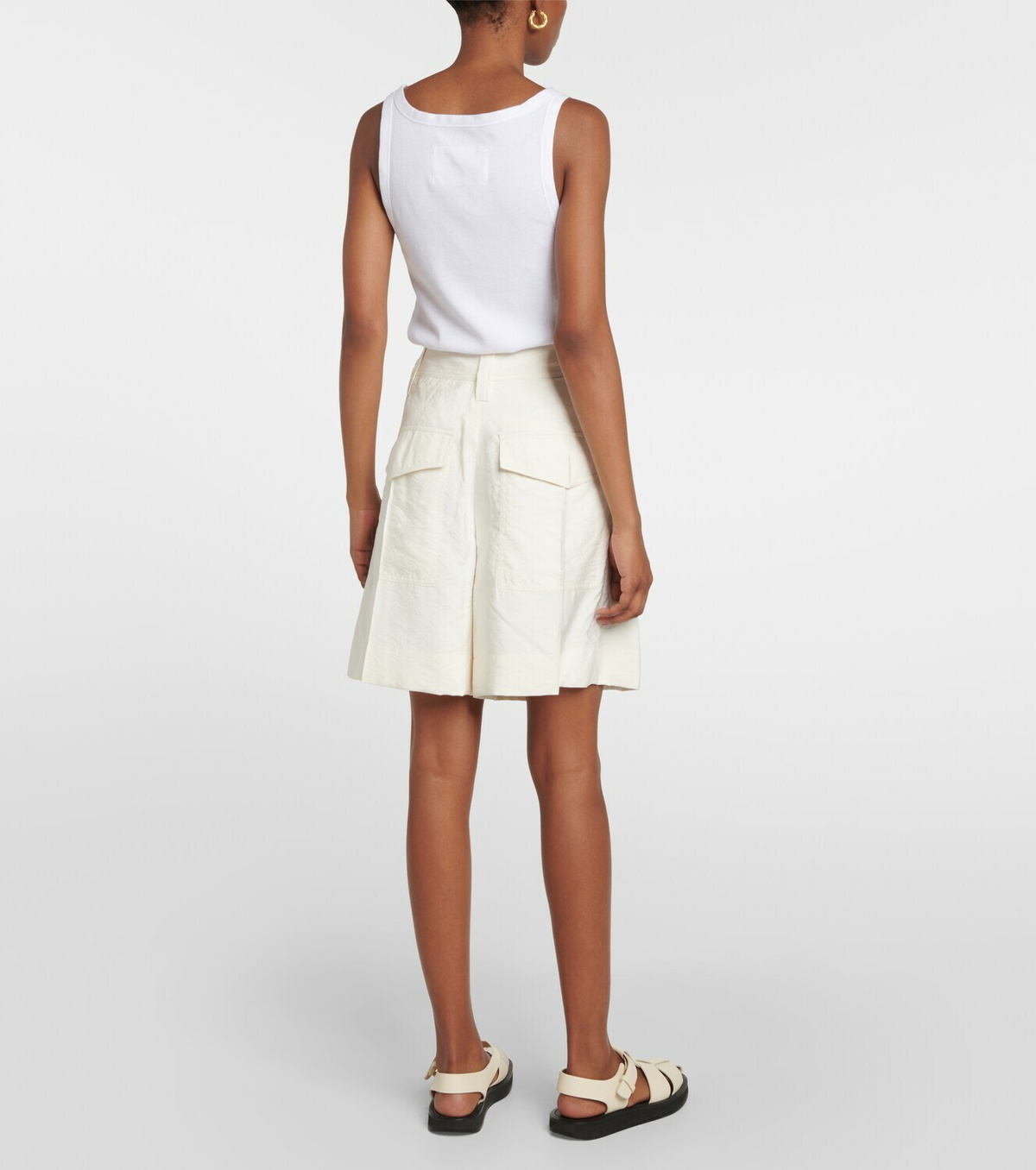 Joseph - Handley silk-blend twill shorts Joseph