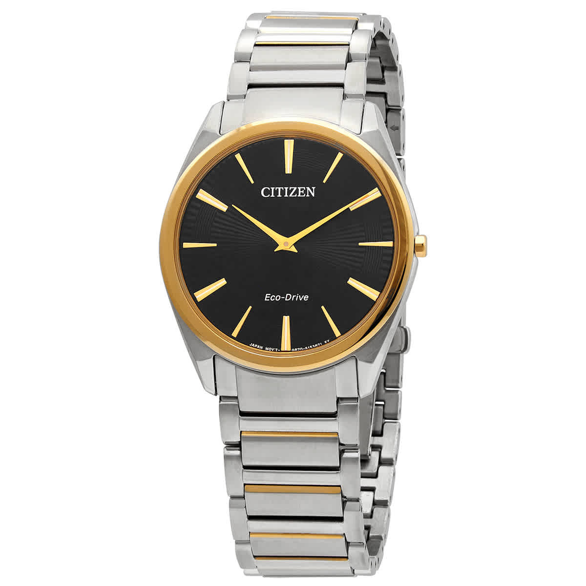 Citizen Eco-Drive Black Dial Two-tone Mens Watch AR3078-88E Citizen