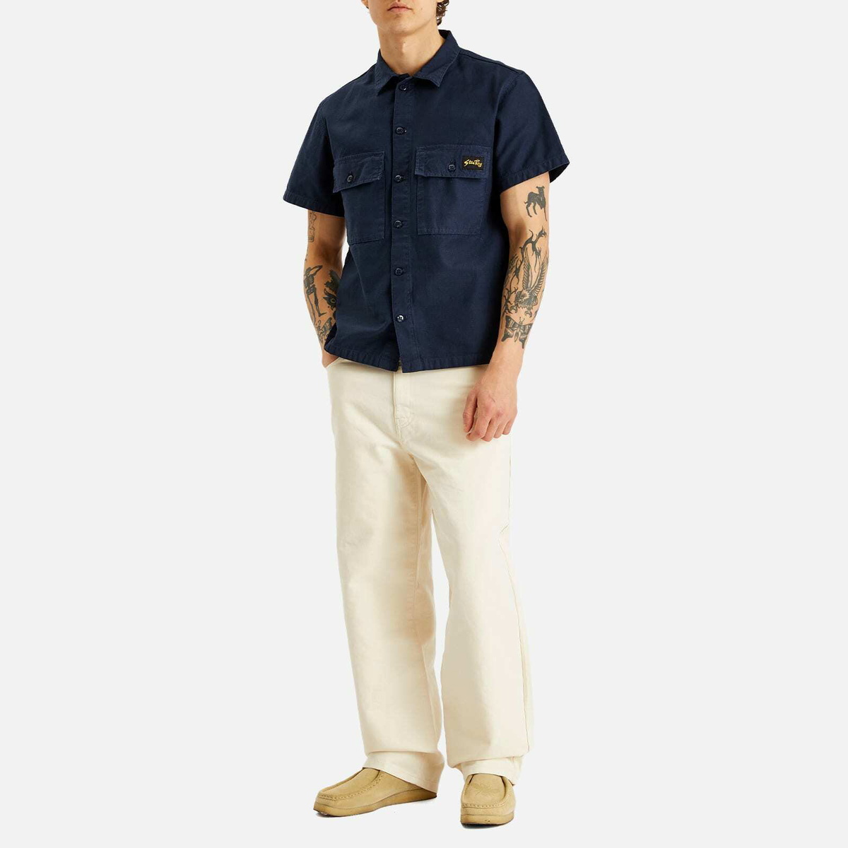 Stan Ray Men's CPO Shirt in Navy Stan Ray