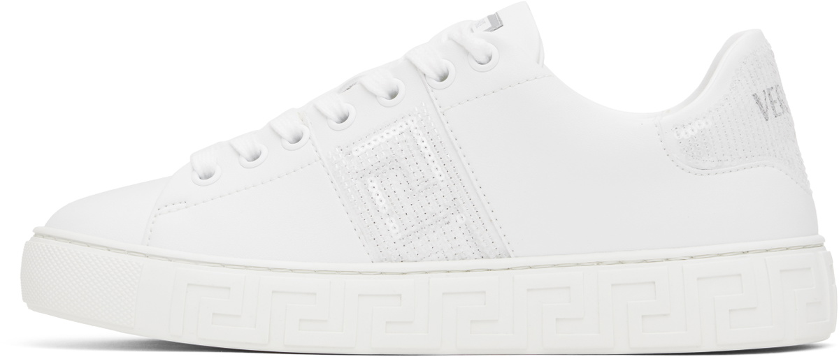 Versace White Greca Sneakers Versace