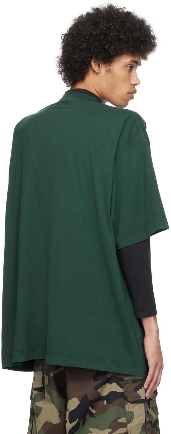 VETEMENTS Green Very Expensive T-Shirt Vetements