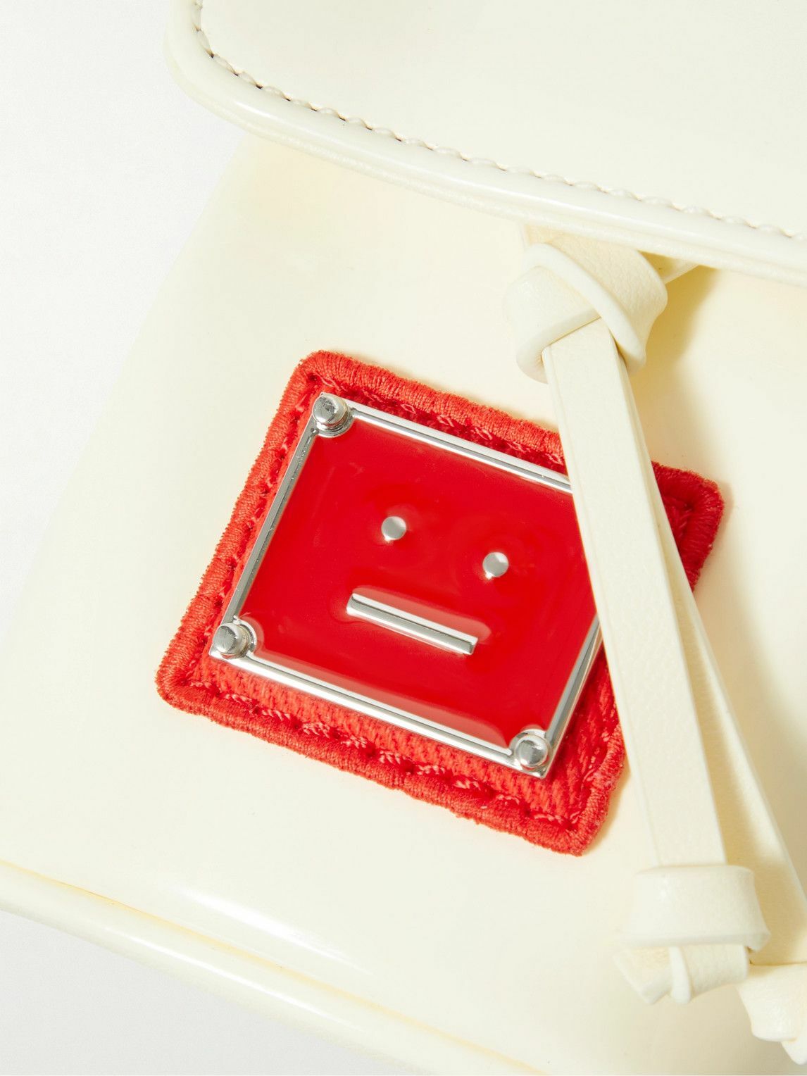 Acne Studios - Asma Logo-Appliquéd Patent-Leather Pouch Acne Studios