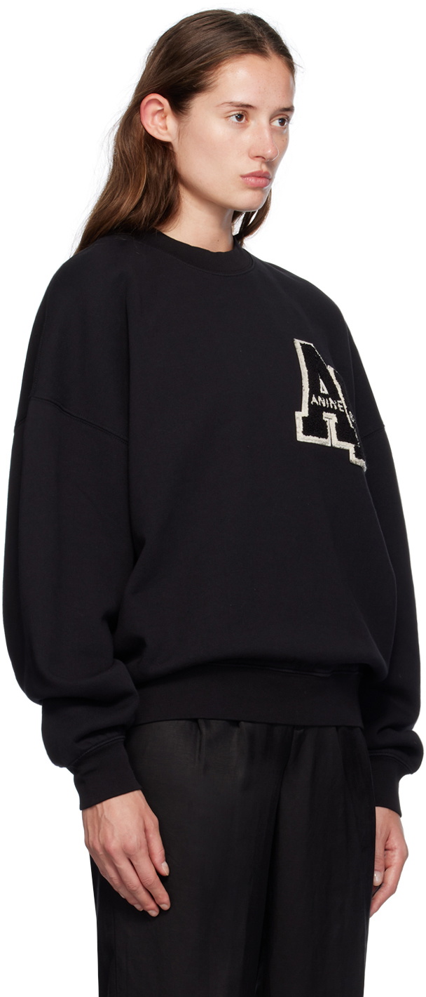 ANINE BING Black Miles Sweatshirt ANINE BING