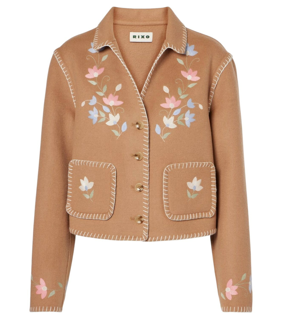 Rixo Sunday wool-blend jacket Rixo