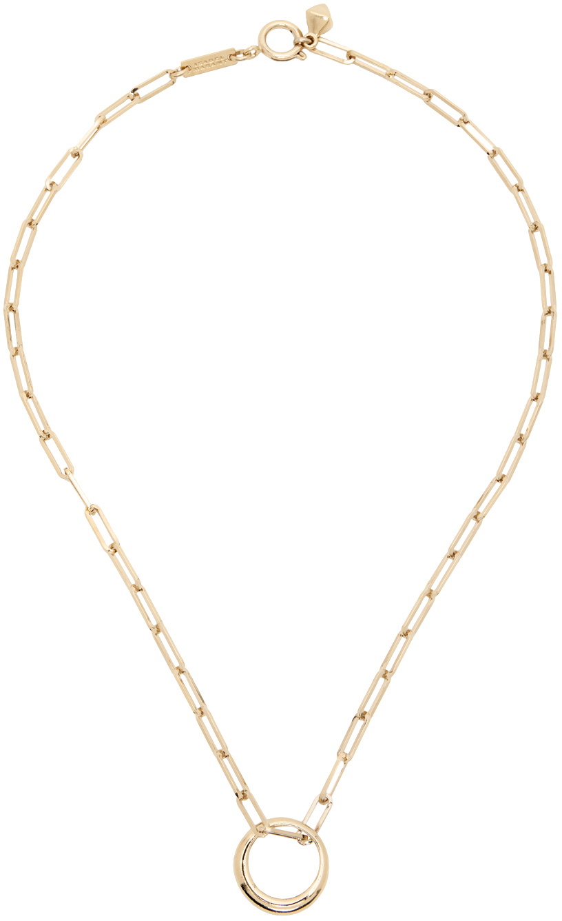 Isabel Marant Gold Ring Necklace Isabel Marant