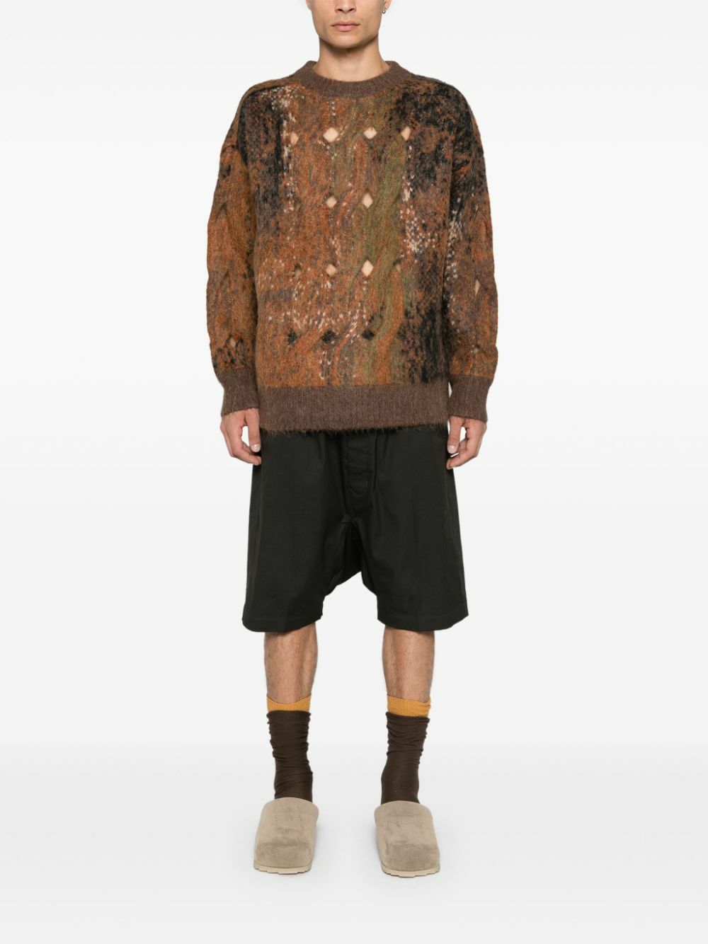 Feng Chen Wang Gradient Distressed Sweater Feng Chen Wang