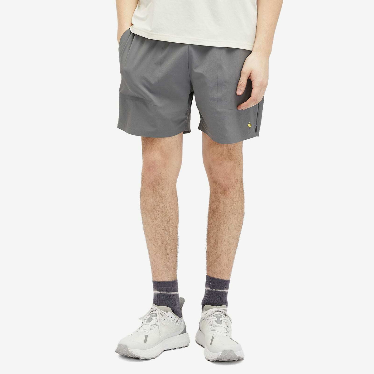 Represent Men's Team 247 Fused Short in Pewter/Lemon Represent