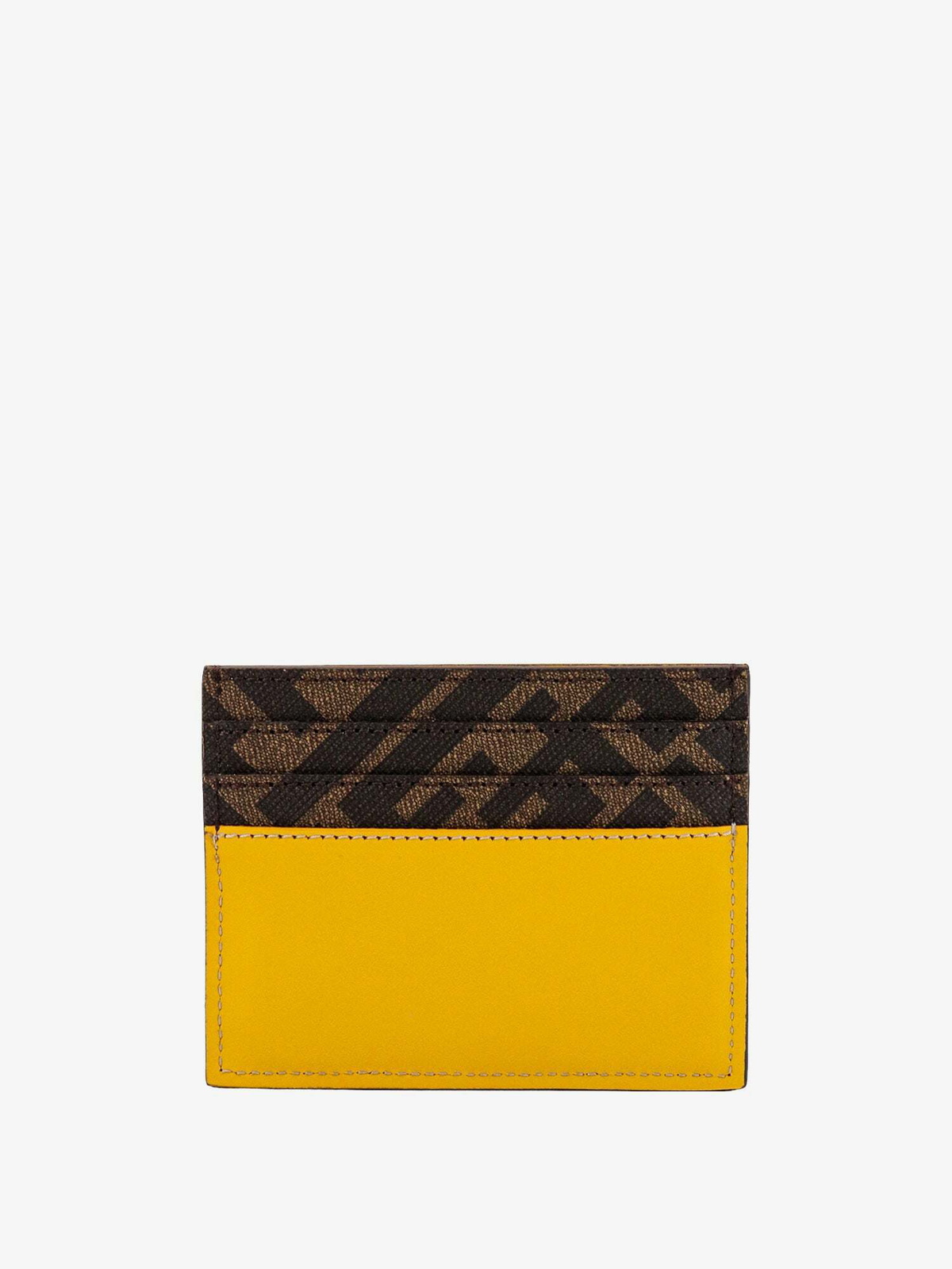 Fendi Card Holder Yellow Mens Fendi