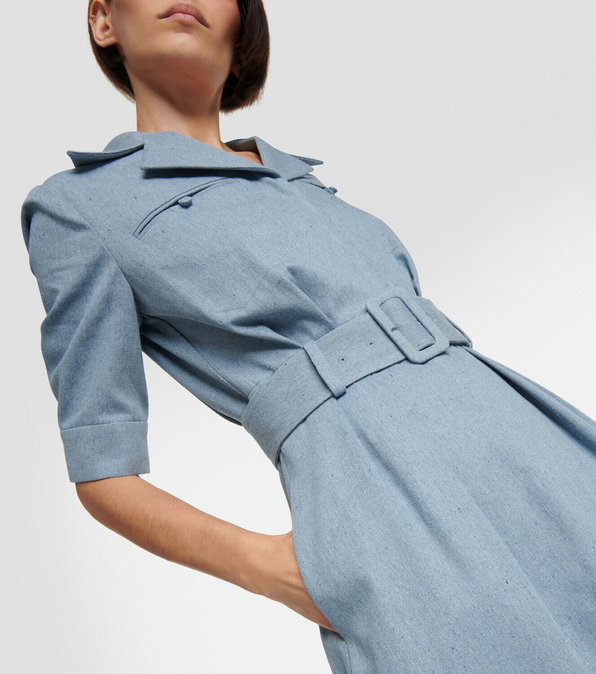 Gabriela Hearst Simone cotton midi dress Gabriela Hearst