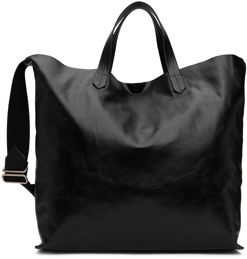 Jil Sander Black Medium Tape Tote Jil Sander