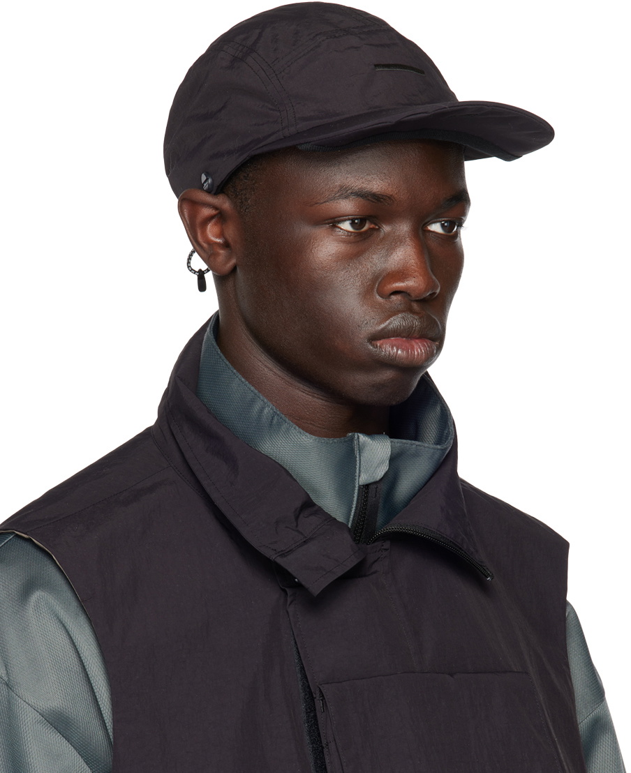 meanswhile Black Layered Cap meanswhile