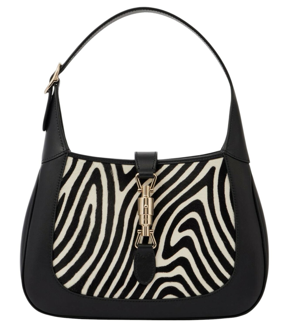 Gucci Jackie 1961 Small zebra-print shoulder bag Gucci