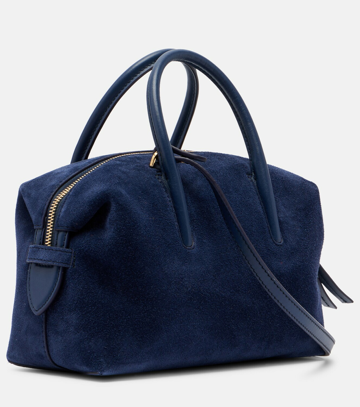 DeMellier Stockholm Small suede top-handle bag DeMellier